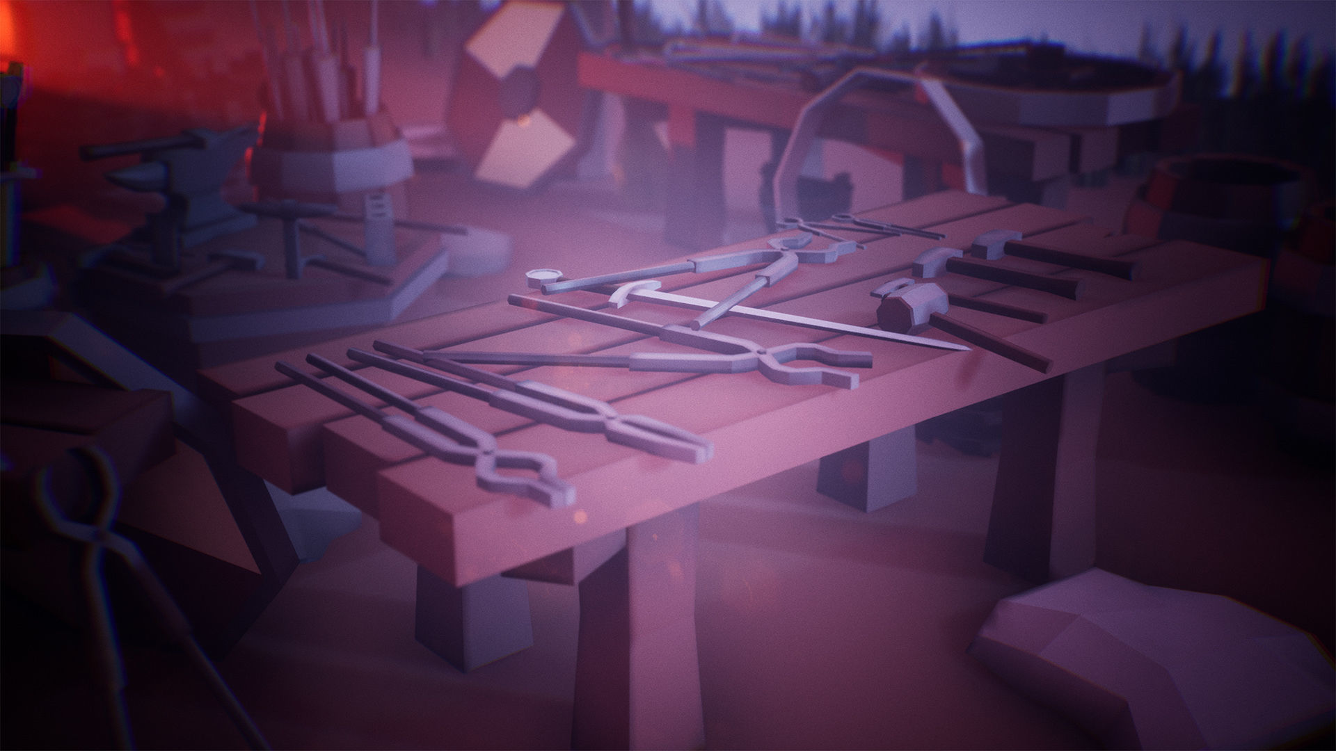 3D model Stylized Medieval Forge 53 Assets VR / AR / low-poly | CGTrader