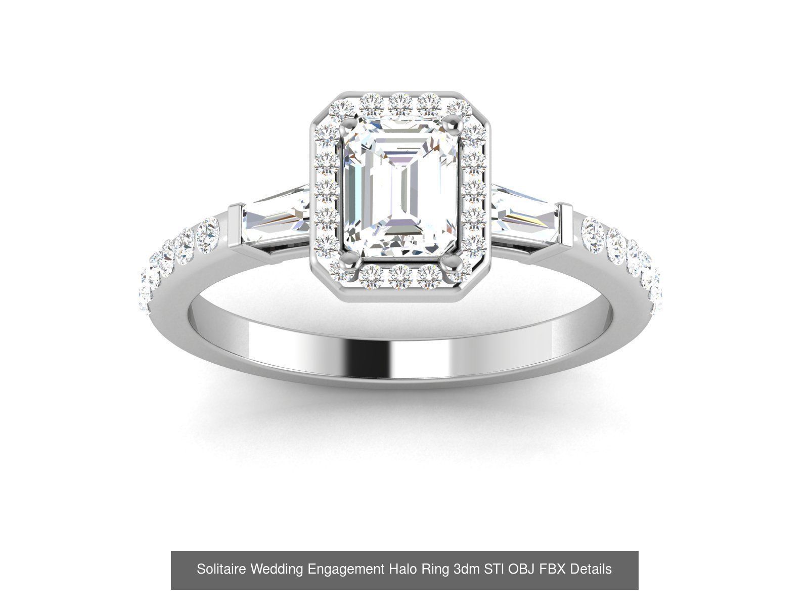 81 Solitaire Wedding Engagement Halo Bridal Rings Collection | CGTrader