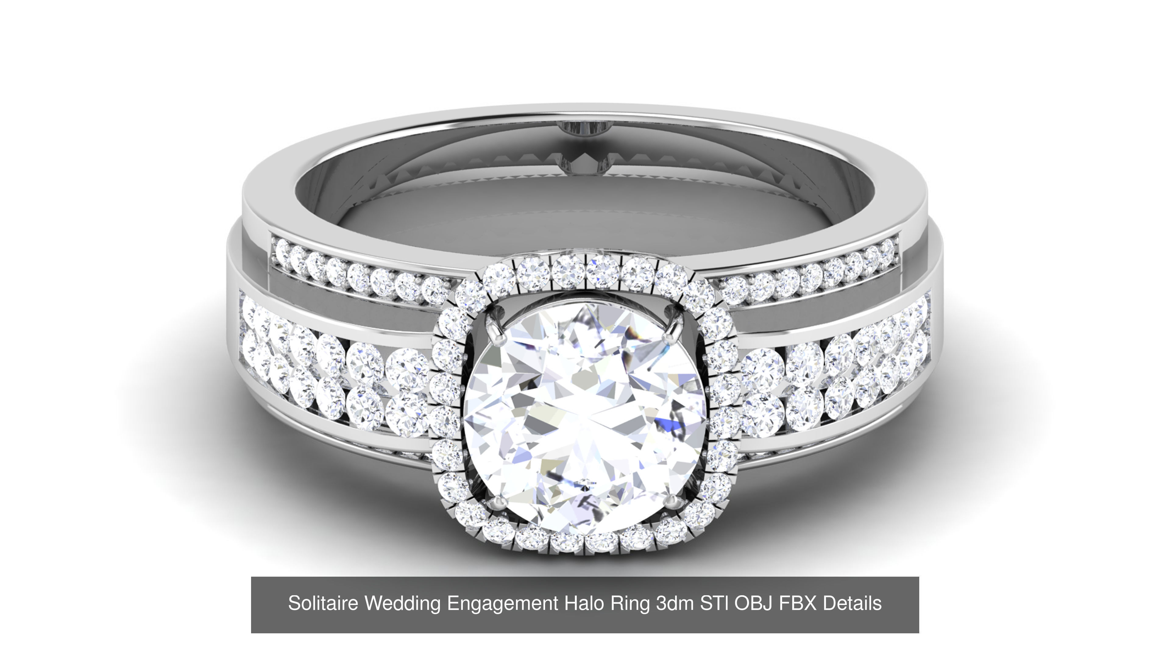 81 Solitaire Wedding Engagement Halo Bridal Rings Collection | CGTrader
