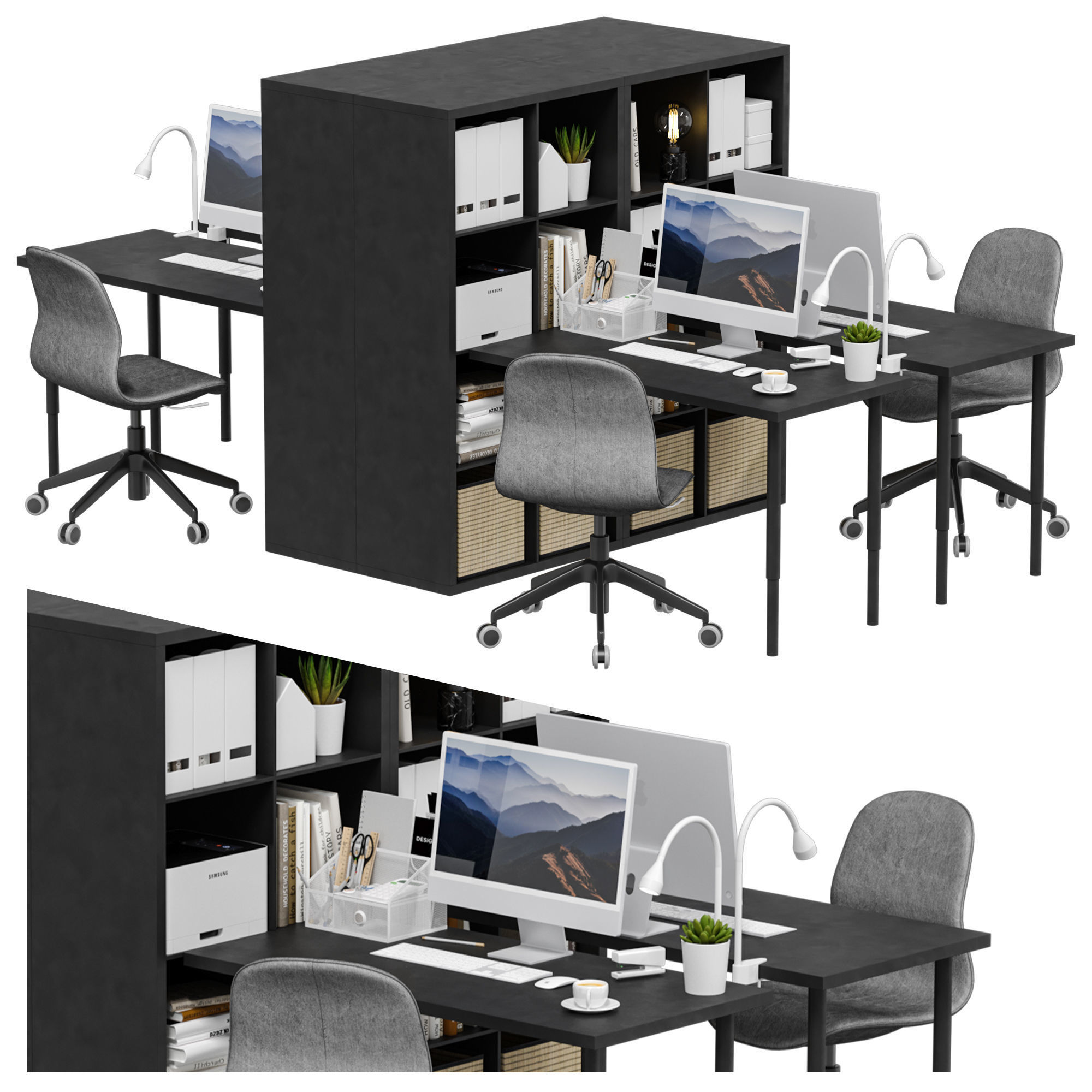 IKEA - Office workplace 30 3D model | CGTrader