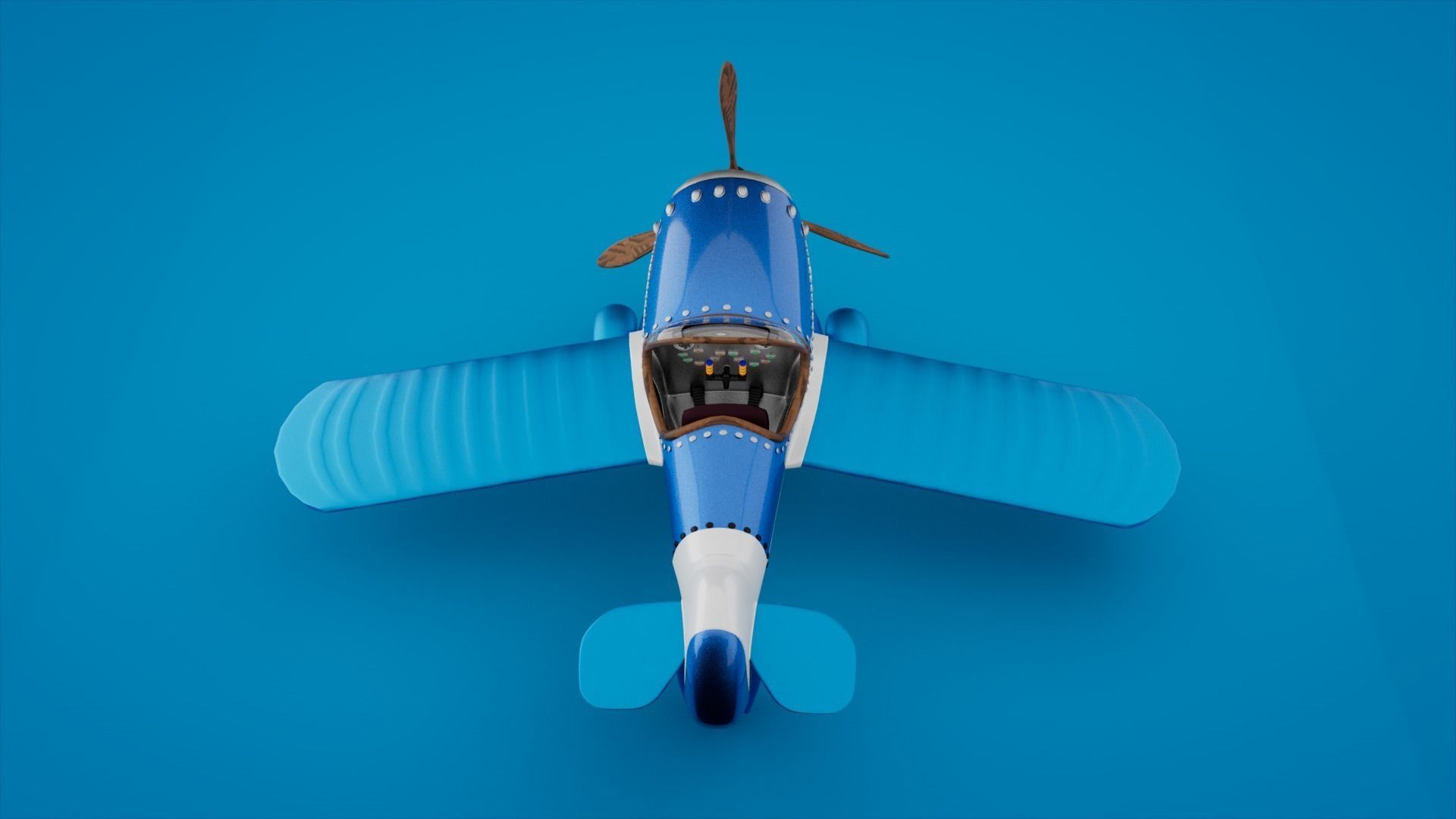 3d Biplane 3D model | CGTrader