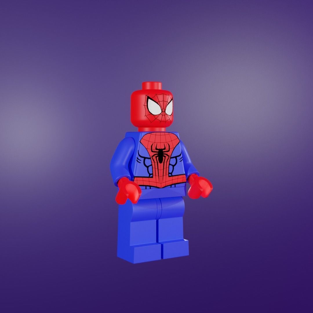 Lego SpiderMan 3D model | CGTrader