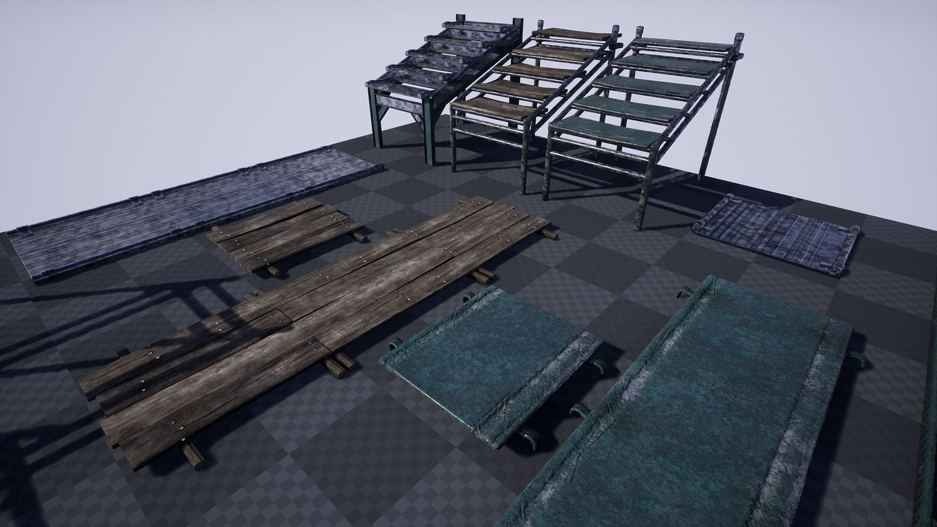 3D model Scaffold Pack Prop Package VR / AR / low-poly | CGTrader