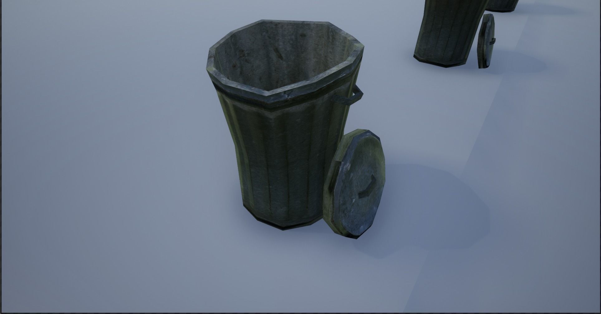 3D model Lowpoly Trash Bins and Trash Bags VR / AR / low-poly | CGTrader