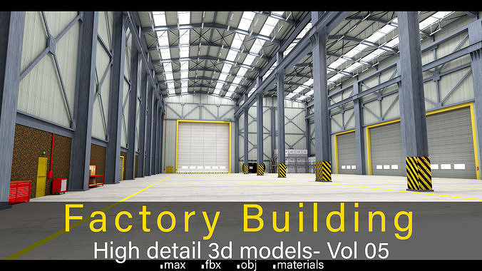 Factory Building- Vol 05- High detail 3d models 3D model | CGTrader