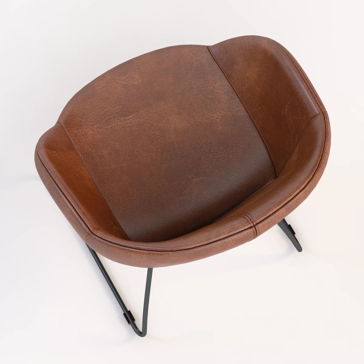 Merino Leather Chair 3D model | CGTrader