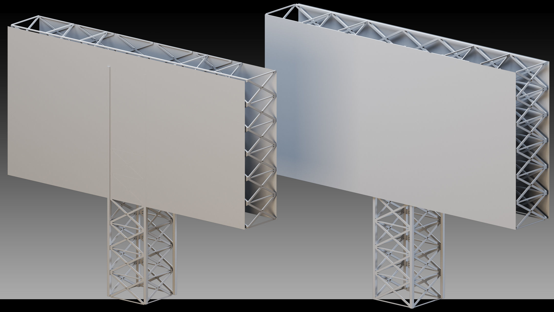 3D model 41 Billboard Props- High detail 3d models VR / AR / low-poly ...