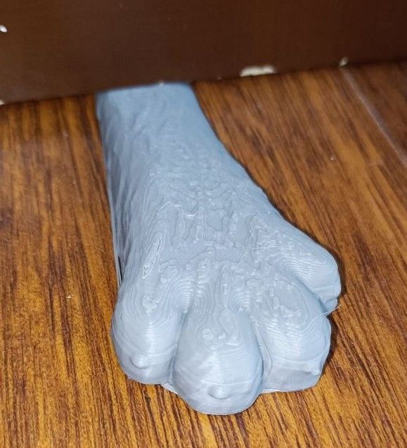 Cat Paw DoorStop free 3D model 3D printable | CGTrader