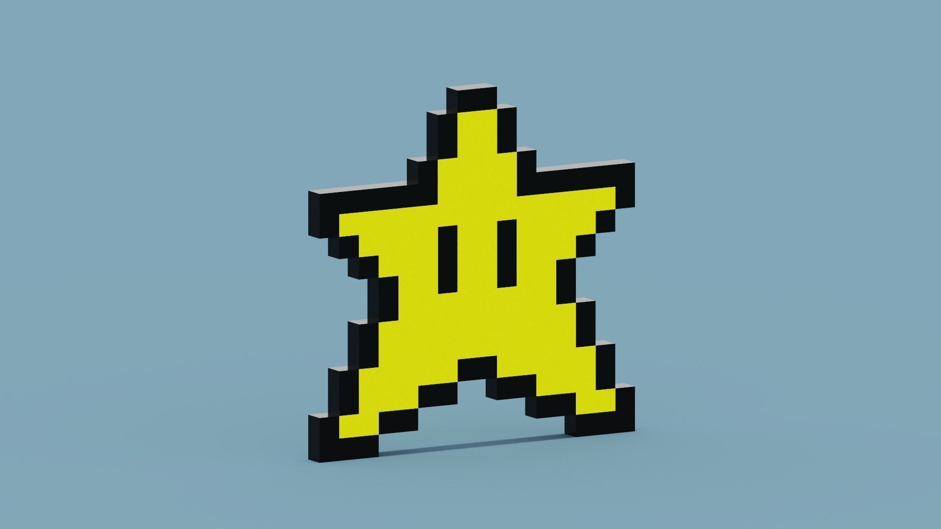 3D model Mario Star Icon VR / AR / low-poly | CGTrader
