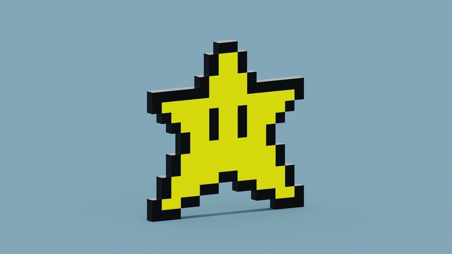 3D model Mario Star Icon VR / AR / low-poly | CGTrader
