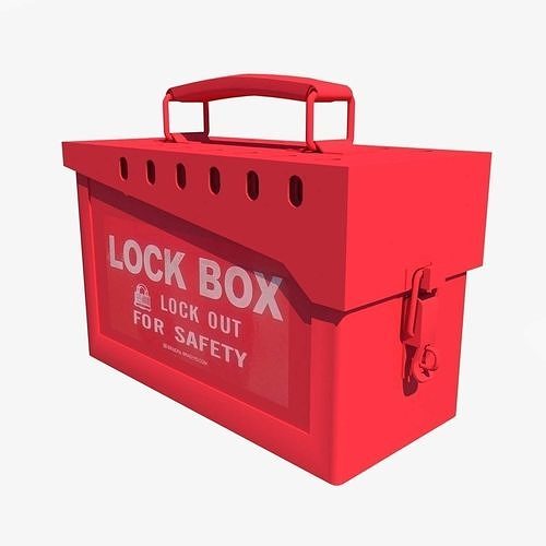 lock box 3D model | CGTrader