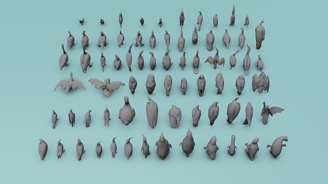 3D model Birds Assets VR / AR / low-poly | CGTrader