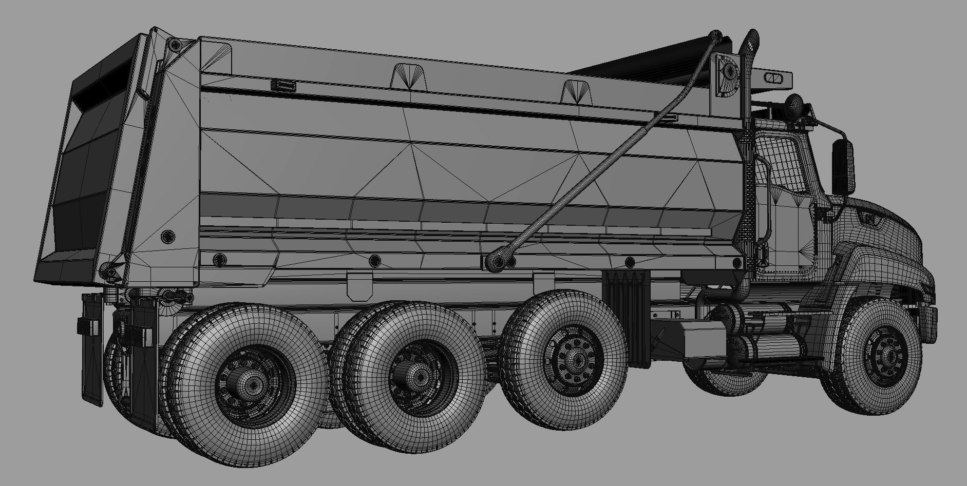 Dump Truck CT660S 3D model | CGTrader
