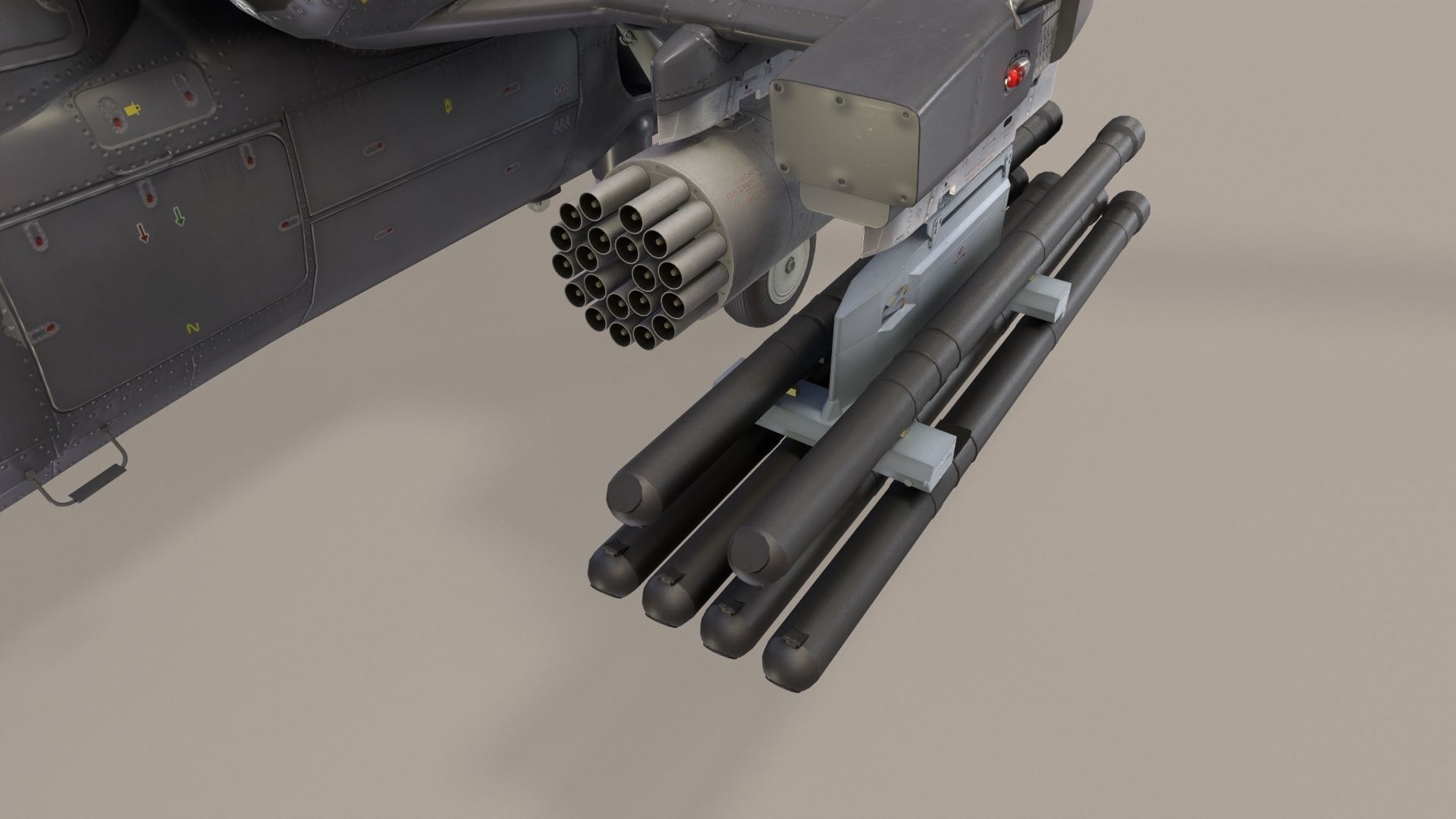 3D model Kamov Ka-52K Katran Complex Animation VR / AR / low-poly ...