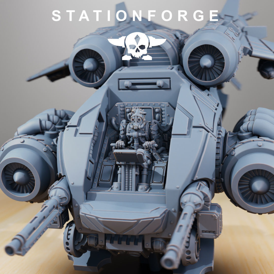 Scavenger Gunship 3D model 3D printable | CGTrader