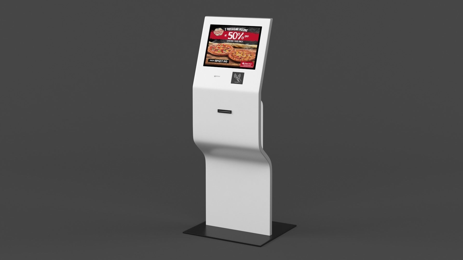 Electronic Kiosk 3D model | CGTrader