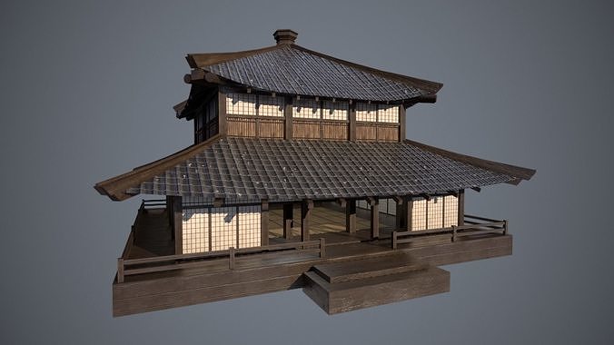 3D model Japanese Dojo VR / AR / low-poly | CGTrader