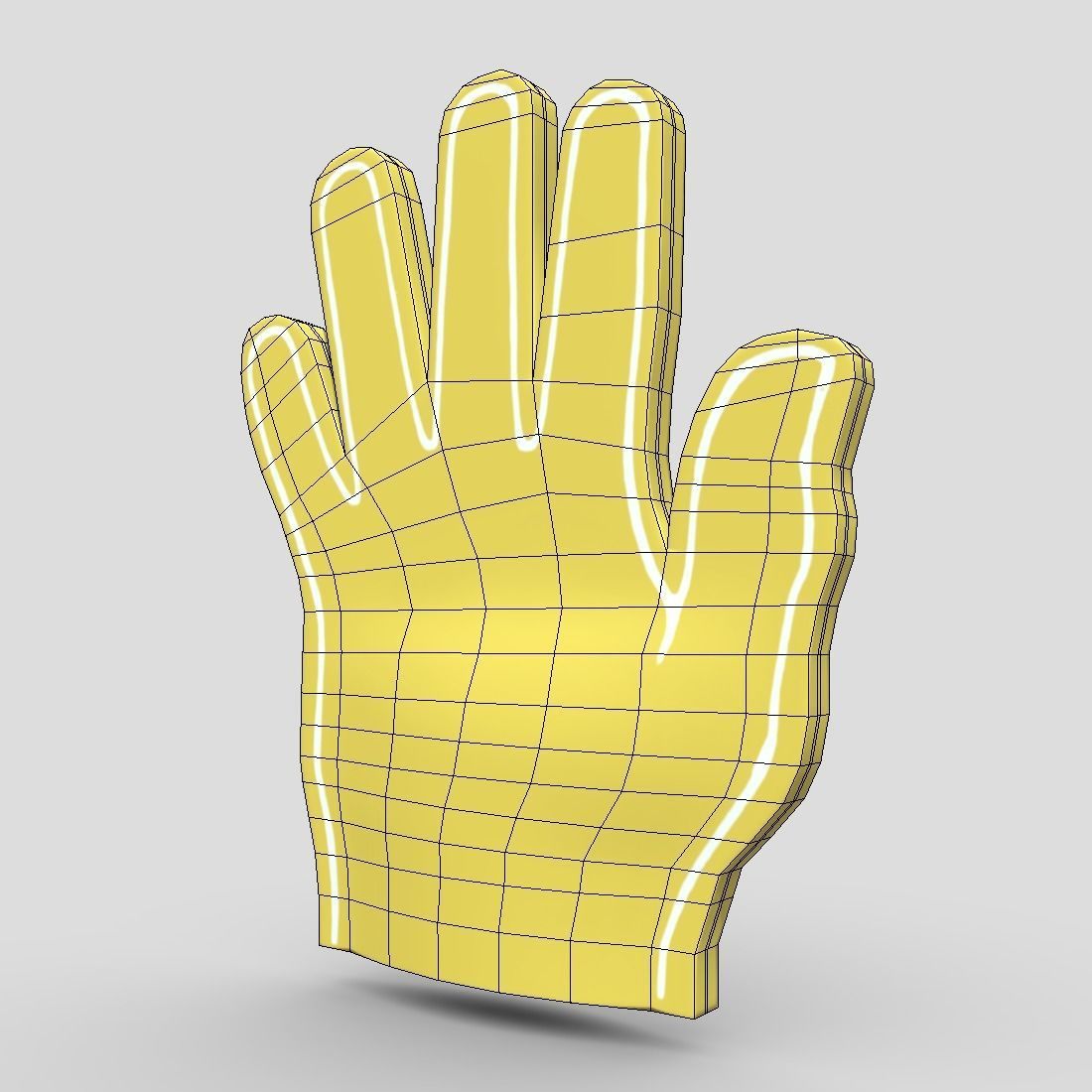 3D model Foam Finger 5 VR / AR / low-poly | CGTrader