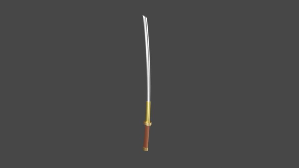 Ssangsudo - Korean Two-Handed Sword free 3D model 3D printable | CGTrader