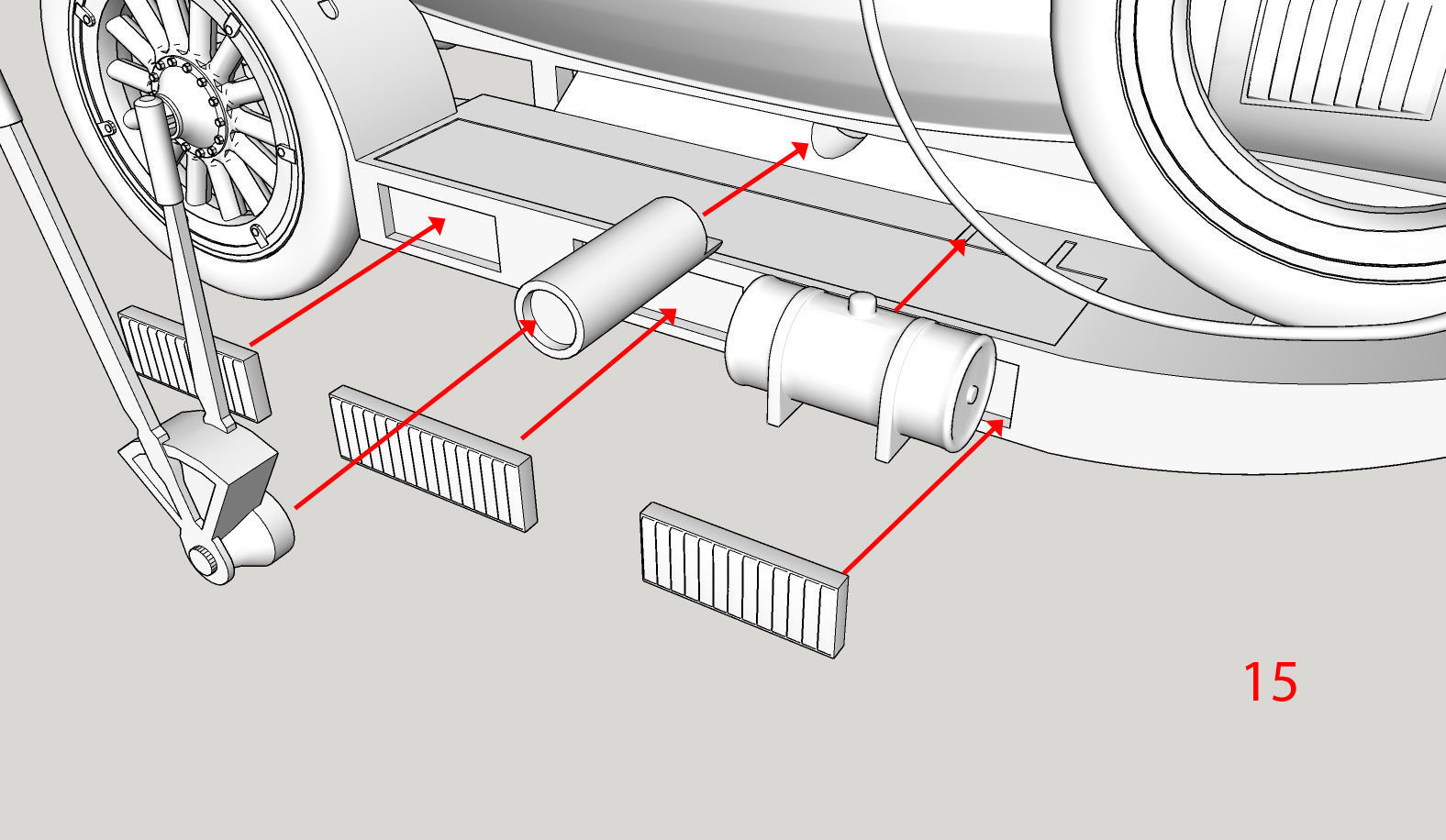 Chitty Chitty Bang Bang car PRINTABLE HIGH POLY 3D 3D model 3D ...