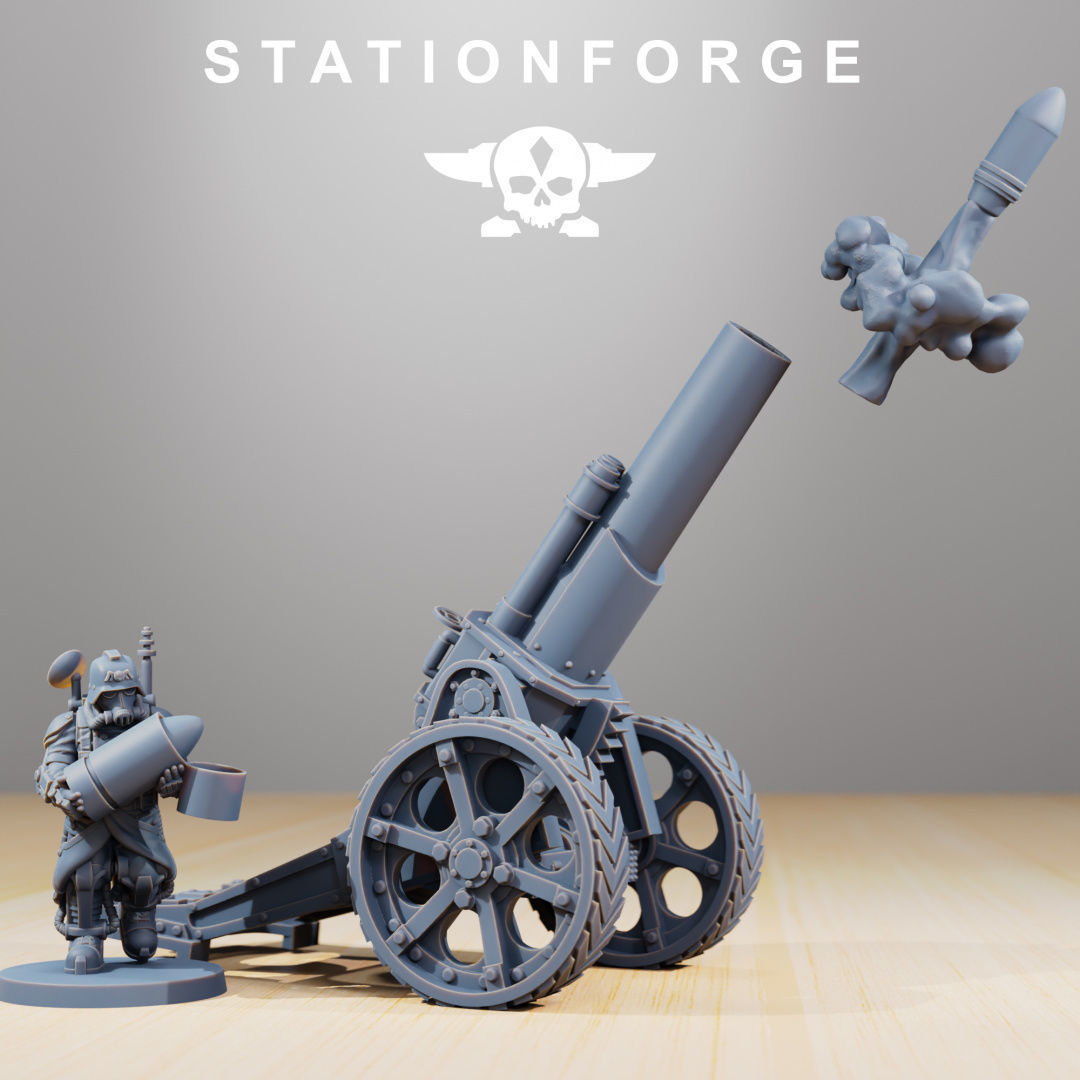 GrimGuard Light Artillery 3D model 3D printable | CGTrader