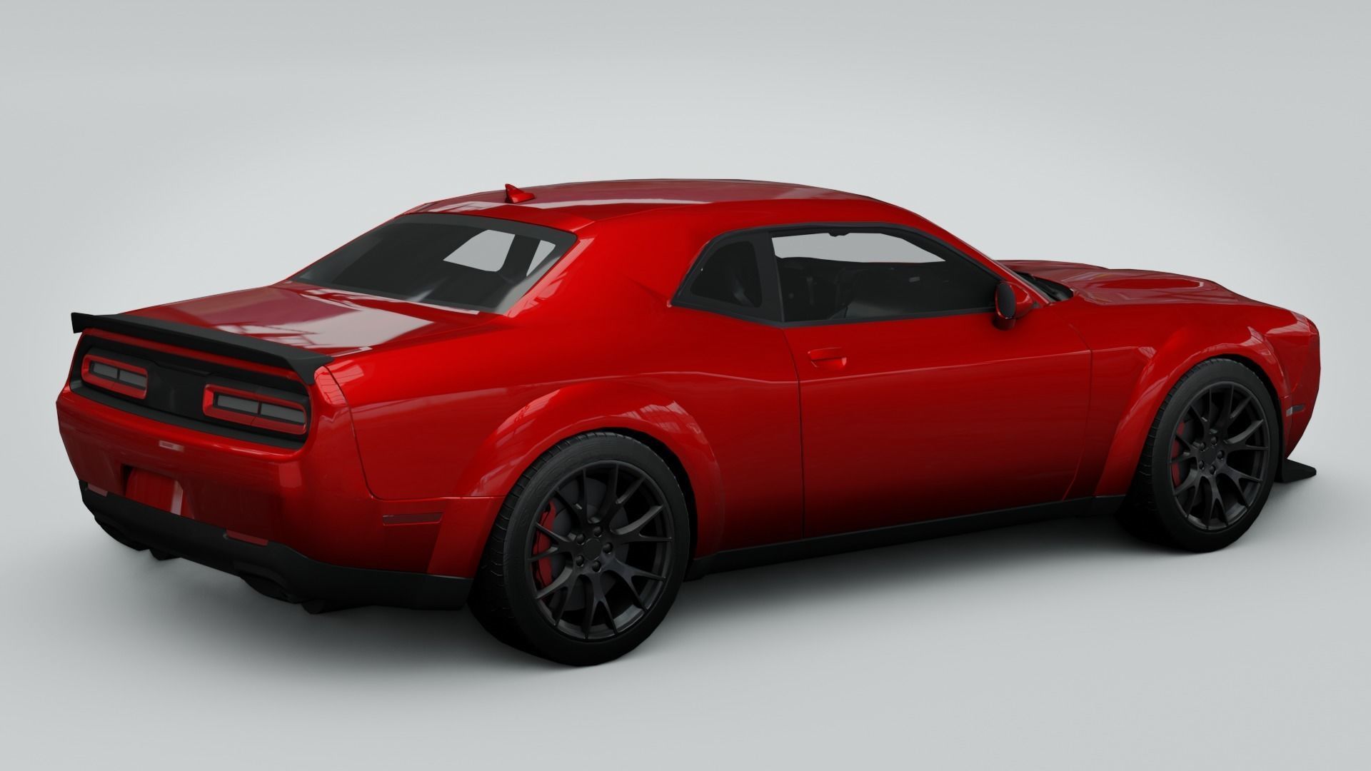 Dodge Challenger SRT Hellcat Widebody Redeye 2022 3D model | CGTrader