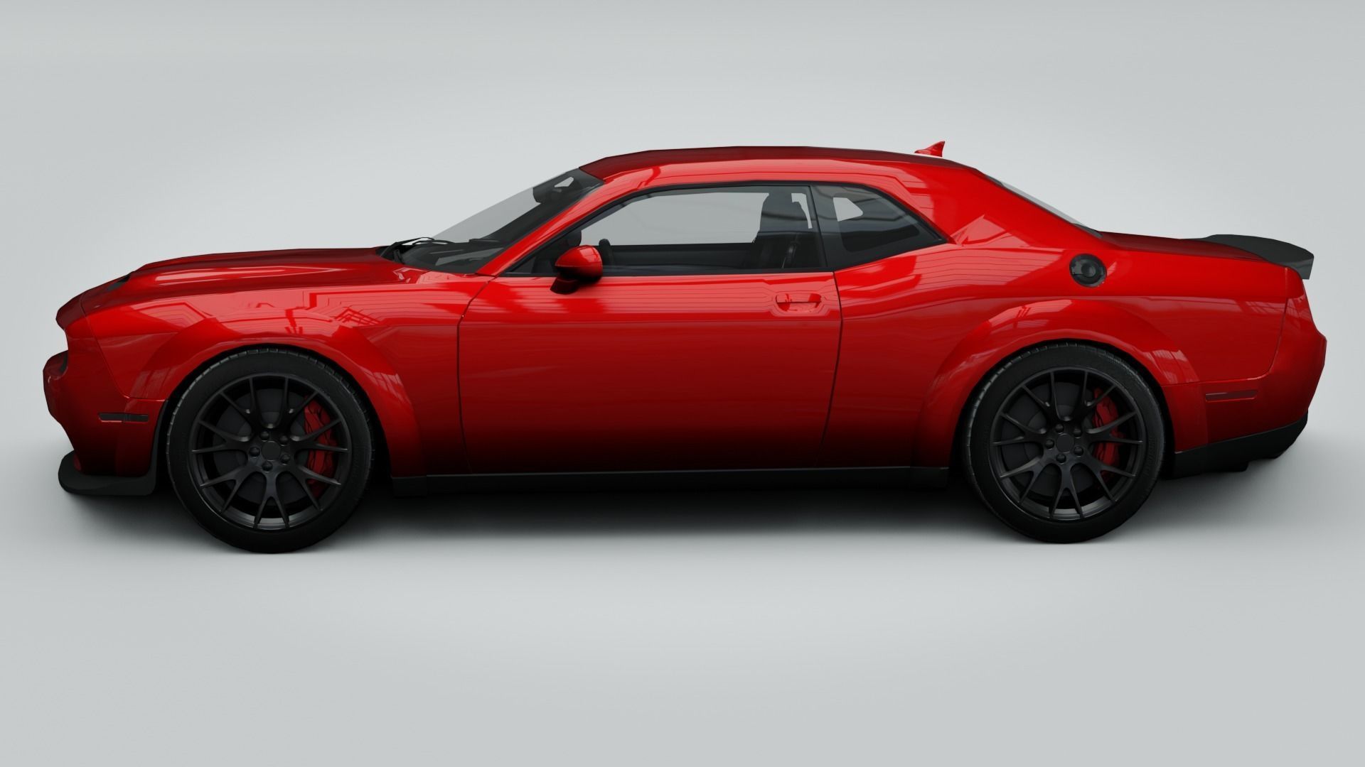 Dodge Challenger SRT Hellcat Widebody Redeye 2022 3D model | CGTrader
