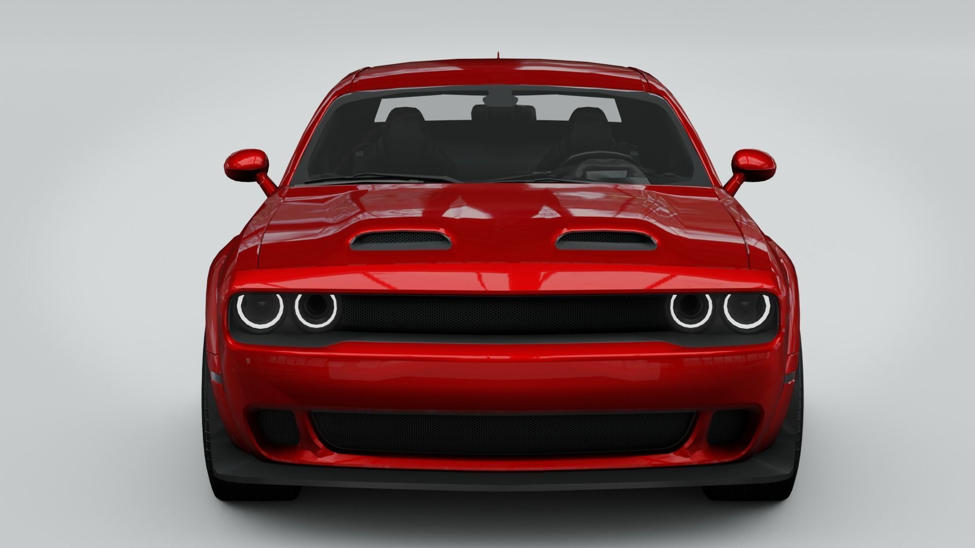 Dodge Challenger SRT Hellcat Widebody Redeye 2022 3D model | CGTrader