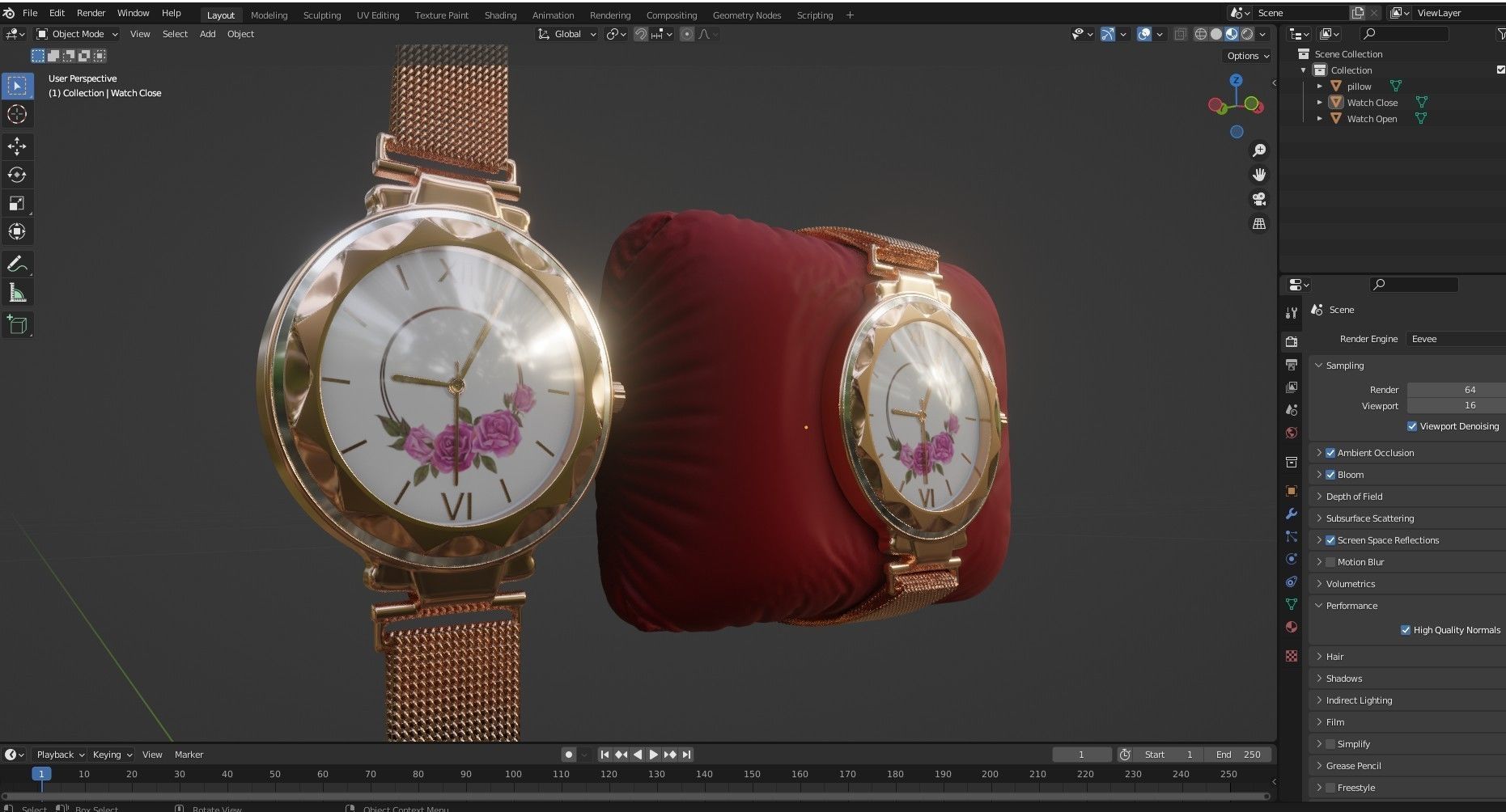 Girls Watch 3D model | CGTrader