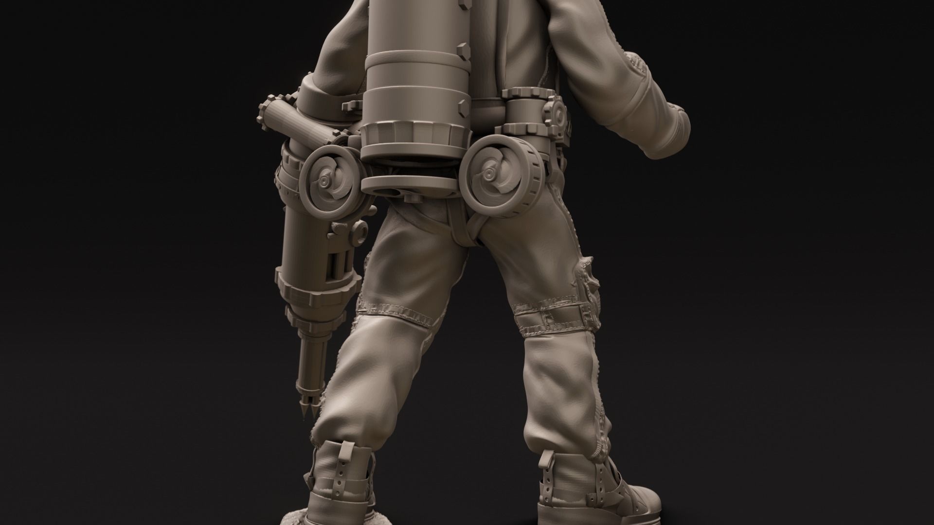 Diver Miniature Figure 3d print 3D model 3D printable | CGTrader