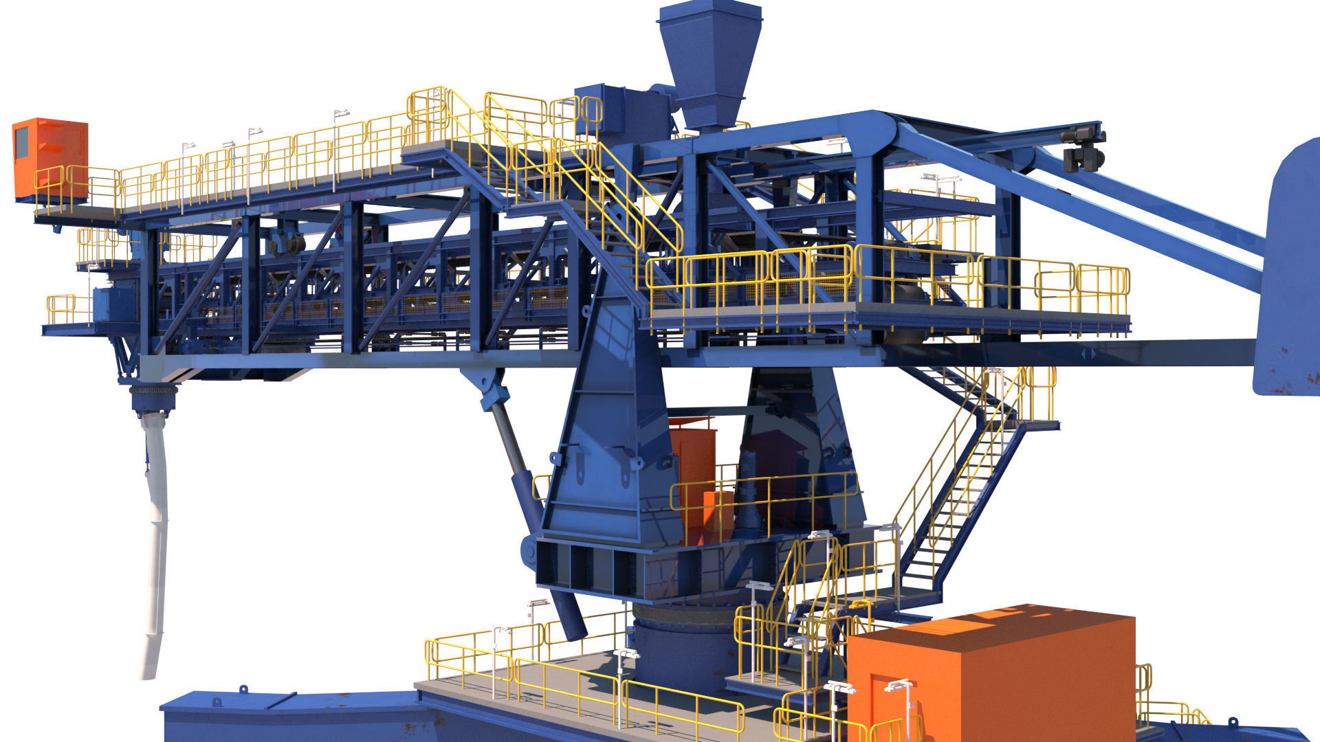 3d shiploader construction machine 3D model | CGTrader