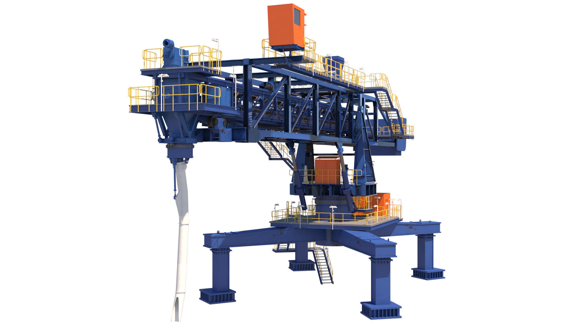 3d shiploader construction machine 3D model | CGTrader
