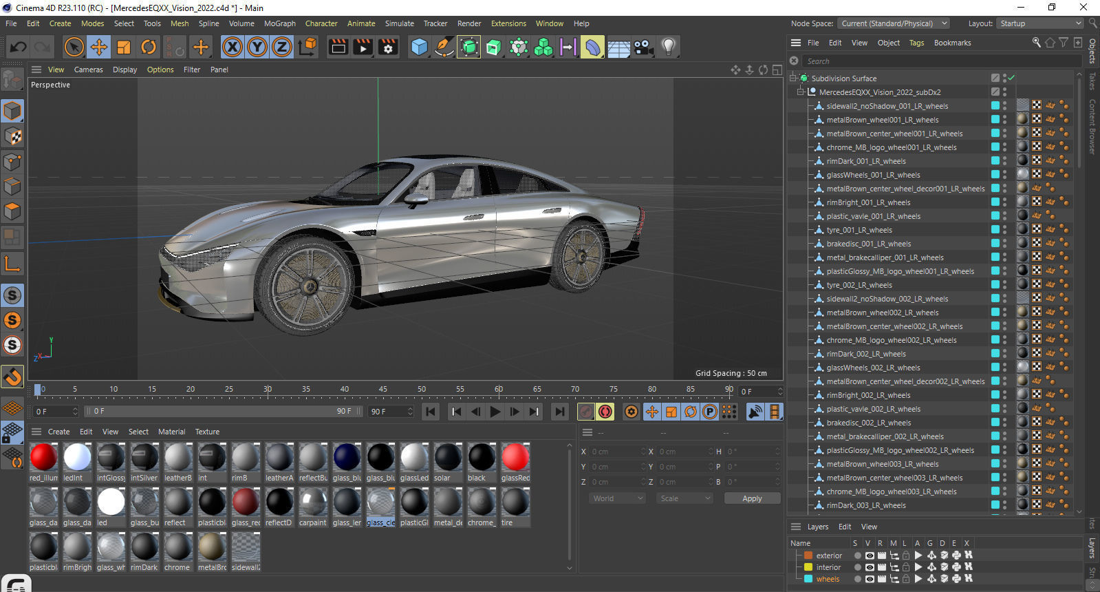 Mercedes EQXX Vision 2022 3D model | CGTrader