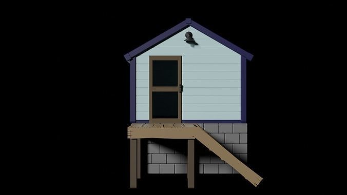 Shack 3D model 3D printable | CGTrader