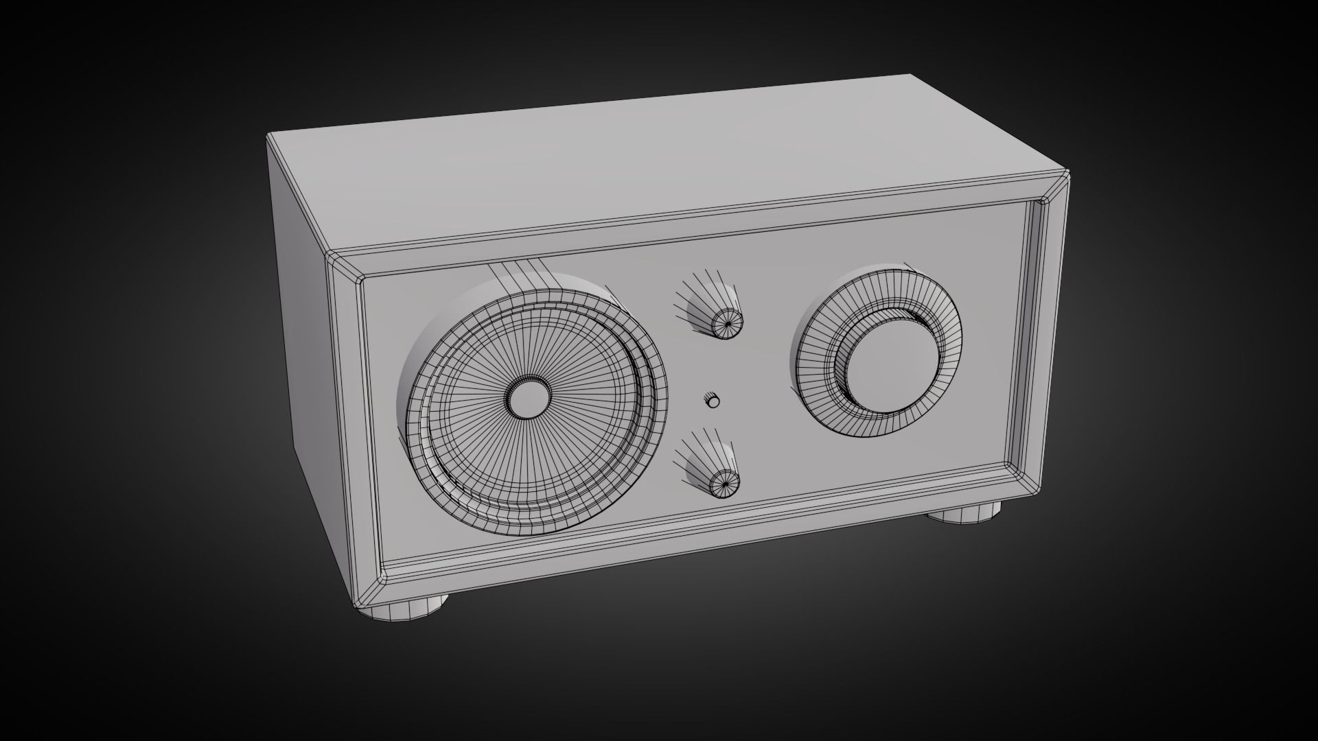 Radio Basic free 3D model | CGTrader