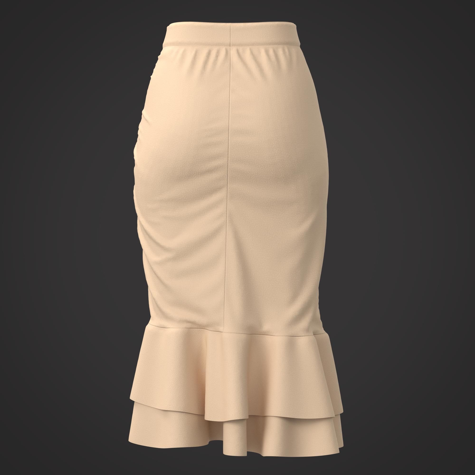 10 Women Skirt 3D model | CGTrader