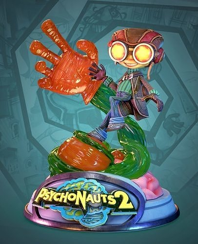 Razputin Aquato - Psychonauts 2 fan art 3d print figurine 3D model 3D ...