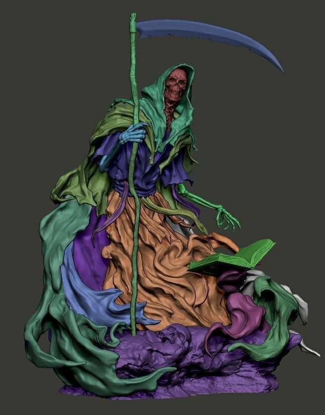 Grim Reaper 3D PRINT 3D model 3D printable | CGTrader