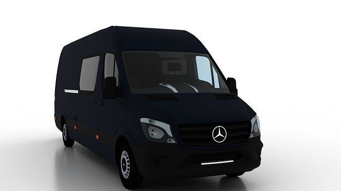 Mercedes Benz Sprinter L3H2 2015 Crew Van EU 3D model | CGTrader