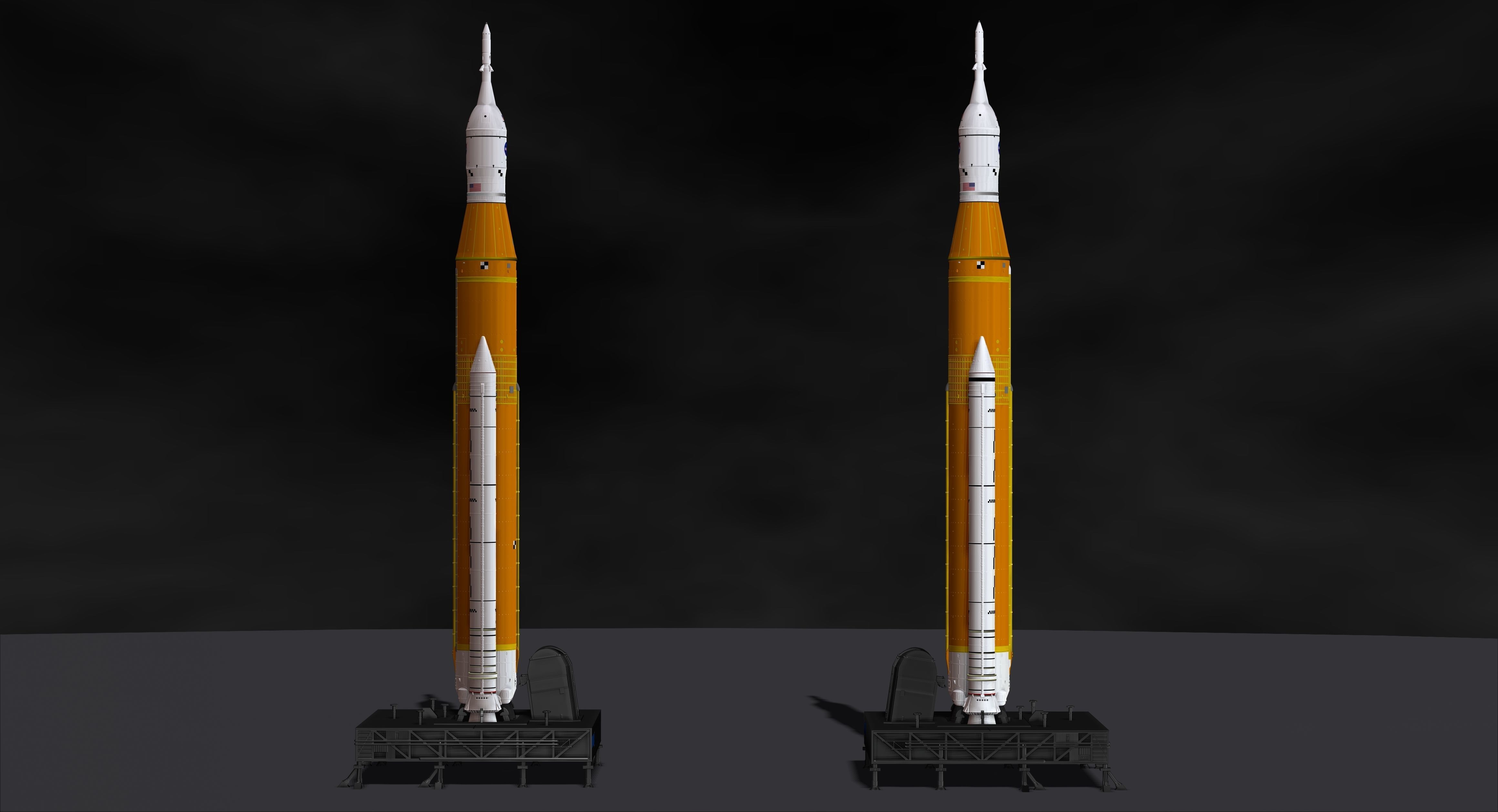 Space Launch System NASA s Artemis I File for 3D Printer 3D model 3D ...