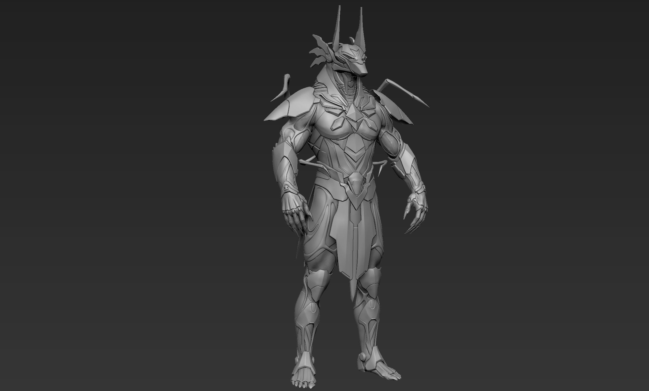 Anubis Cyber Suit 3D model | CGTrader