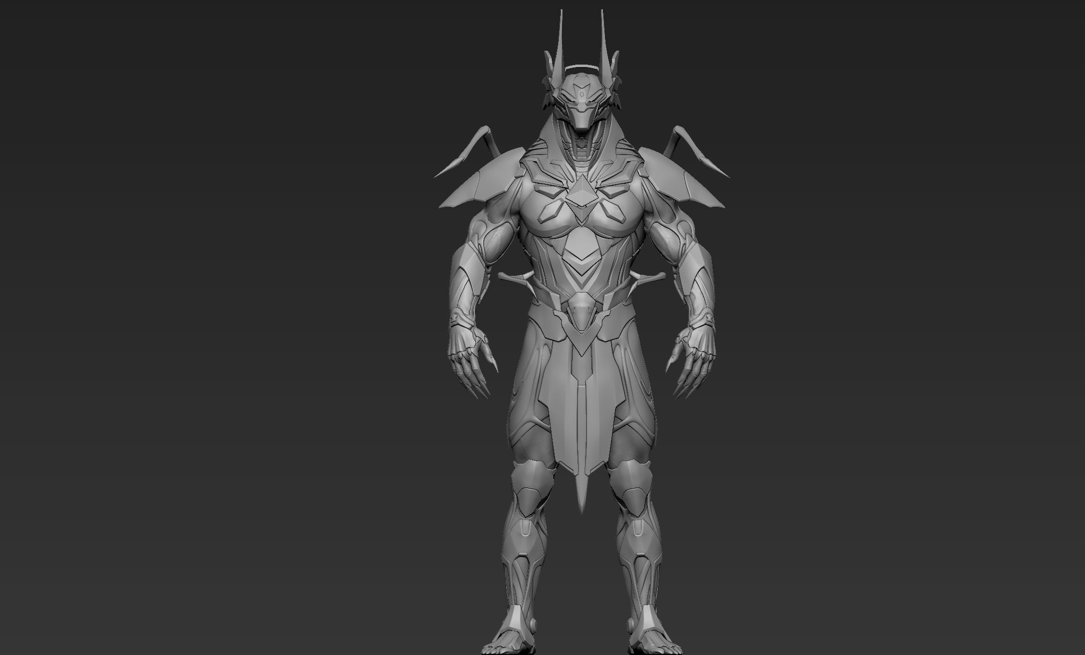 Anubis Cyber Suit 3D model | CGTrader