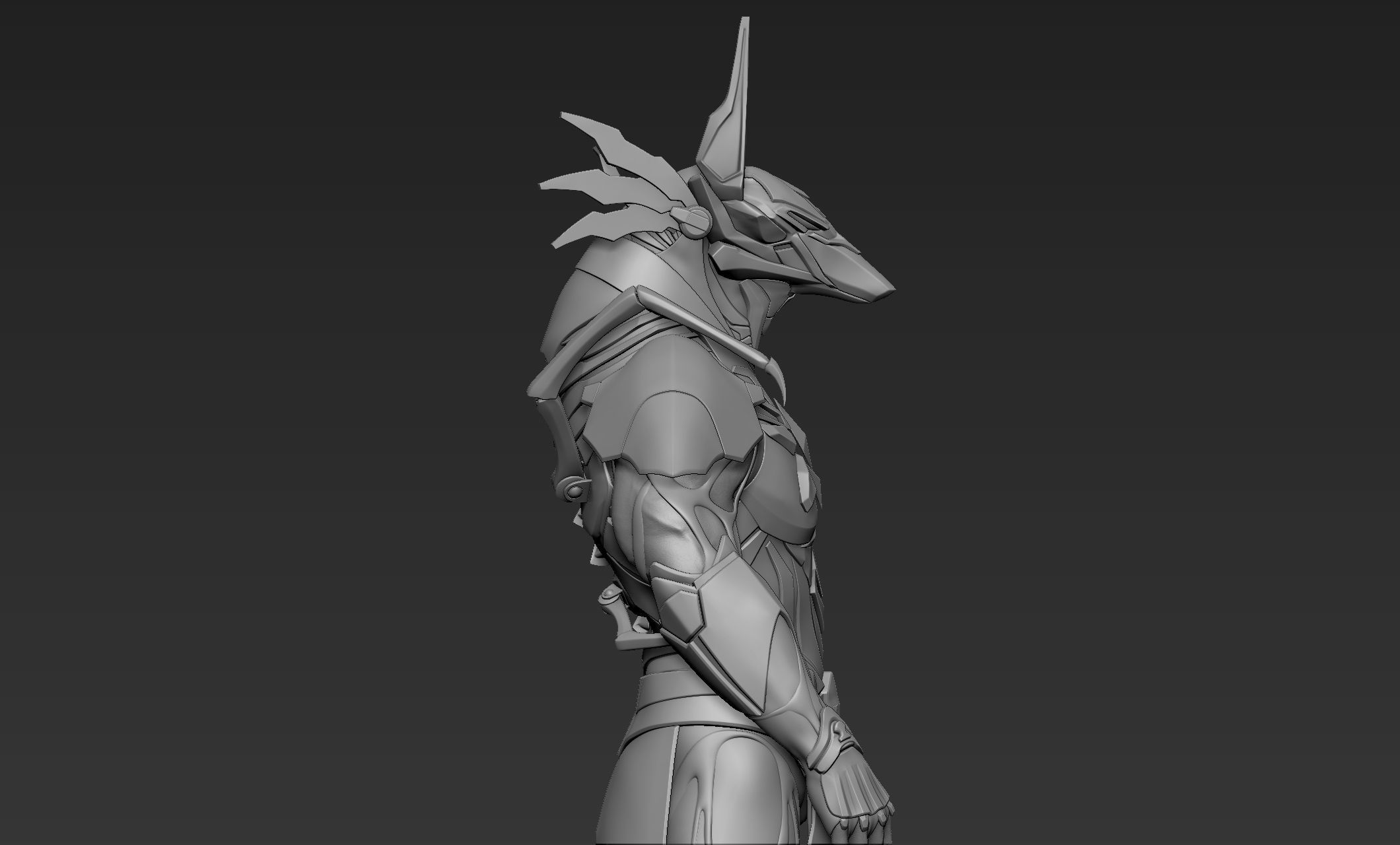 Anubis Cyber Suit 3D model | CGTrader