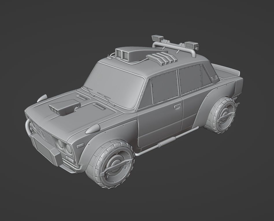 Cyber lada HP for renders 3D model | CGTrader