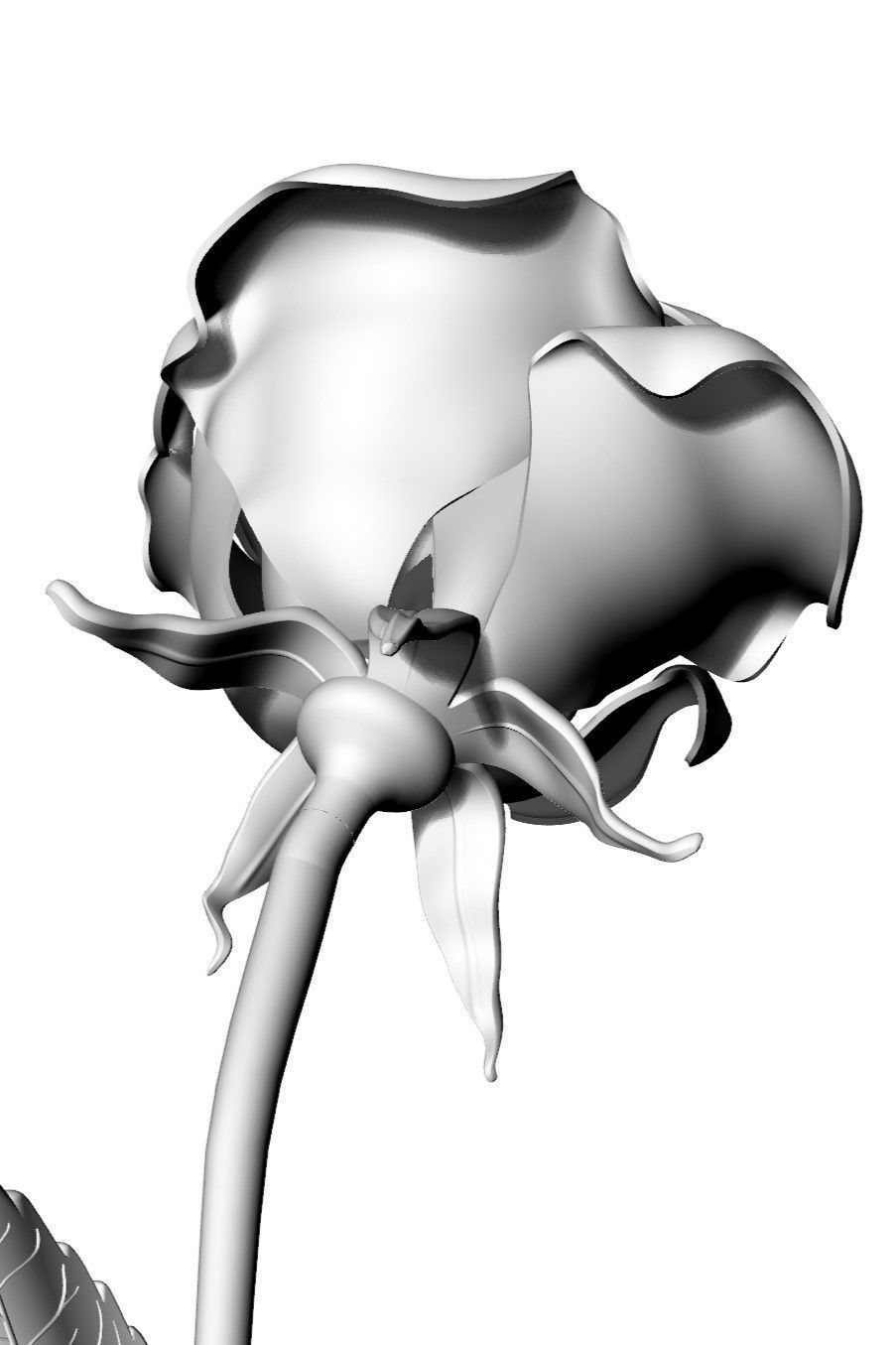 Rose Stem 3D model | CGTrader