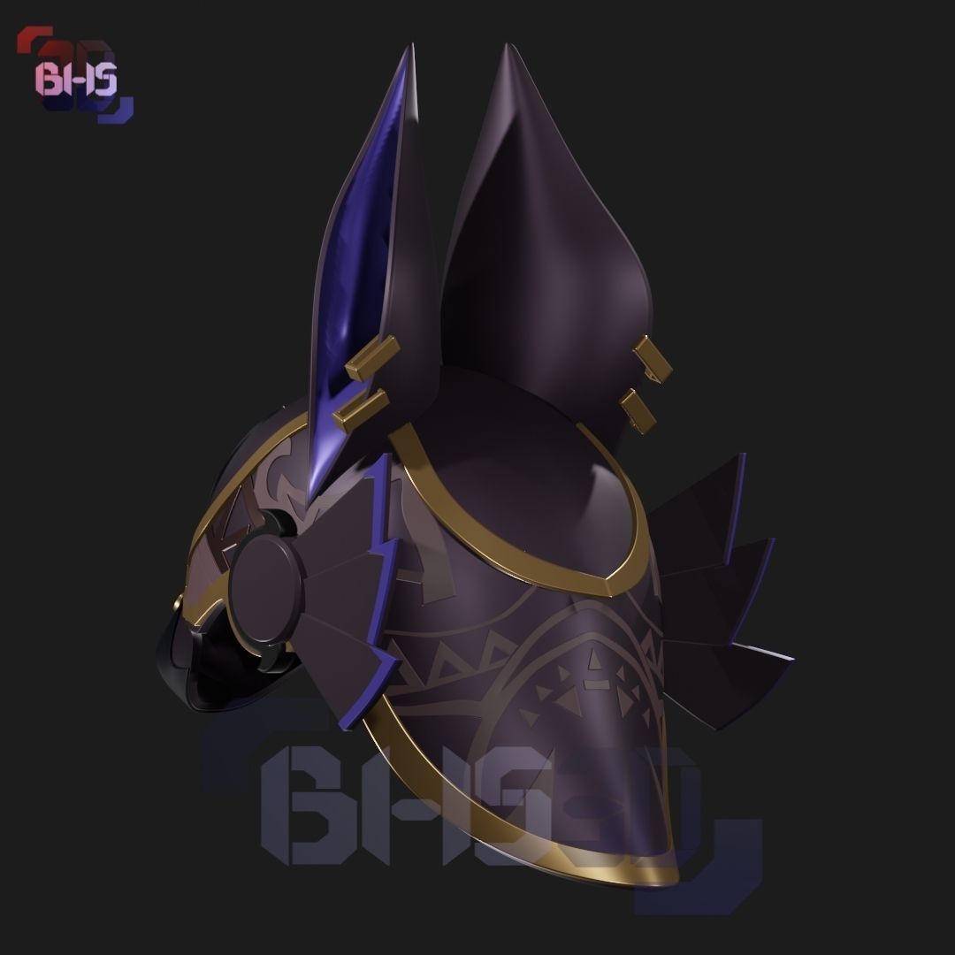 Cyno original helmet 3D model 3D printable | CGTrader