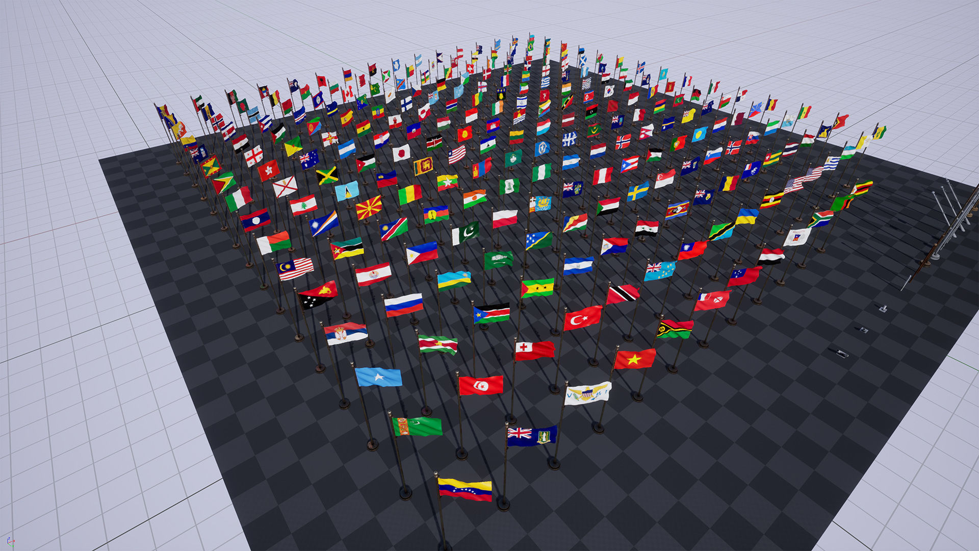 3D model Flags Package 250 Flags VR / AR / low-poly | CGTrader