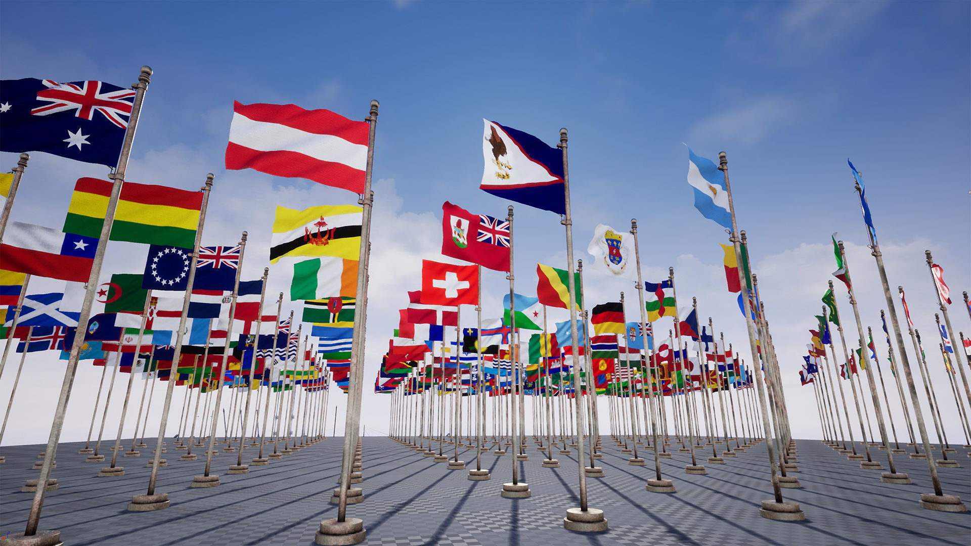 3D model Flags Package 250 Flags VR / AR / low-poly | CGTrader