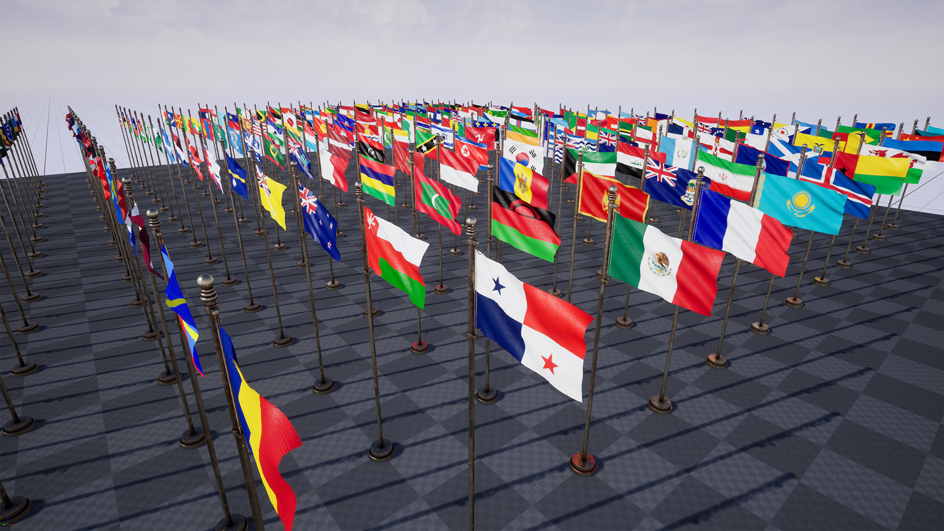 3D model Flags Package 250 Flags VR / AR / low-poly | CGTrader