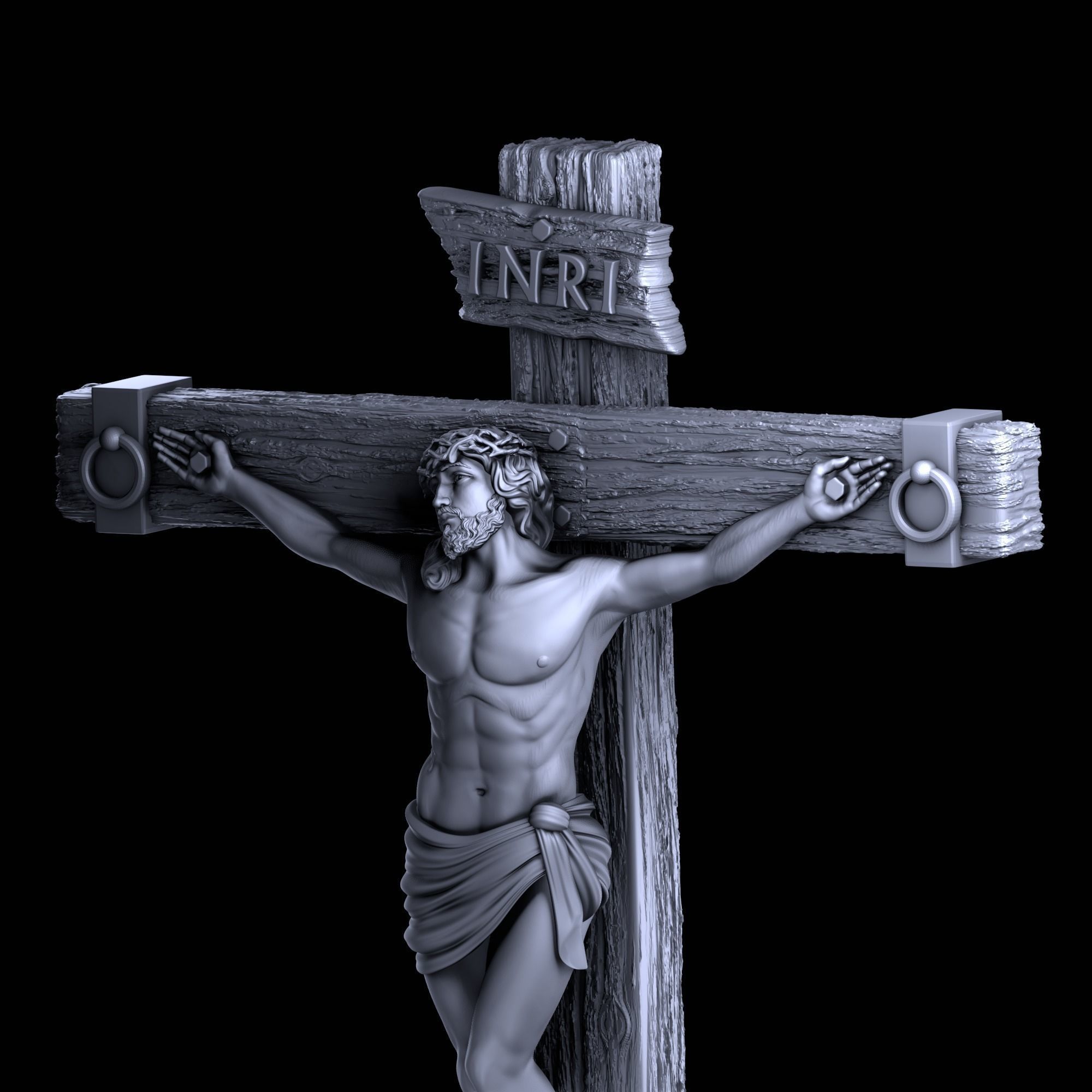 3D model Sculpture of Jesus for 3D printing and CNC 3D model 3D ...